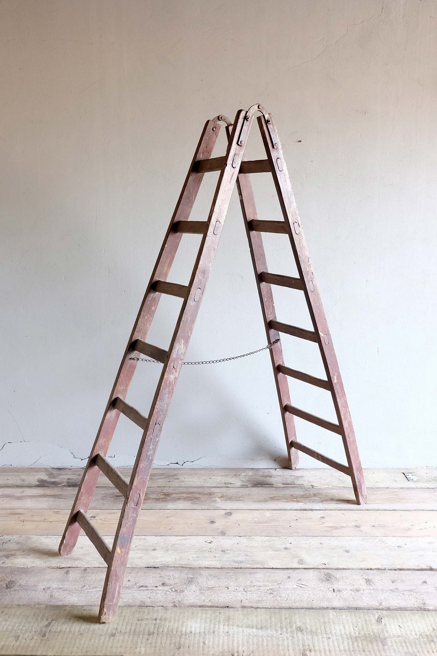 Antique A-Frame Ladder › Puckhaber Decorative Antiques › specialists in ...