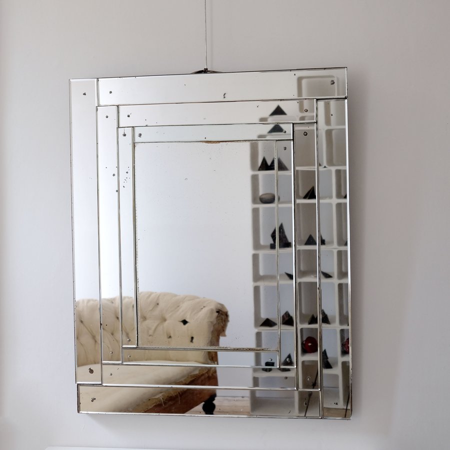 1920s French Cushioned Mirror › Puckhaber Decorative Antiques ...