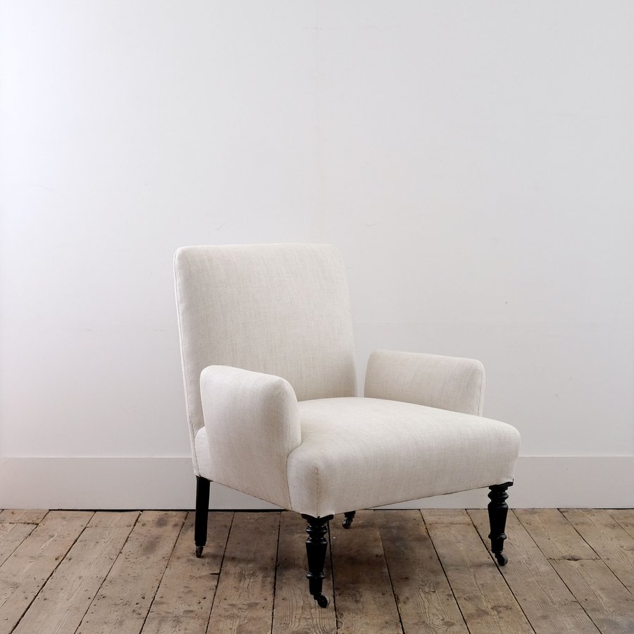 French Upholstered Armchair › Puckhaber Decorative Antiques ...