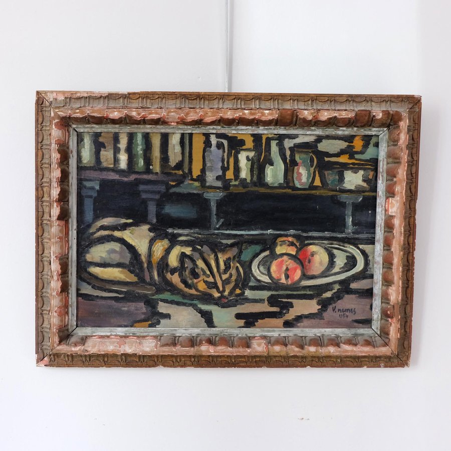 Cat and Fruit › Puckhaber Decorative Antiques › specialists in ...