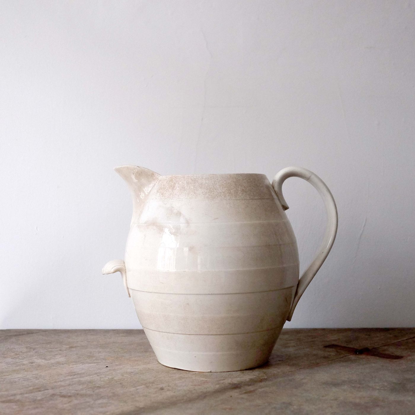 Antique Creamware Jug › Puckhaber Decorative Antiques › specialists in ...