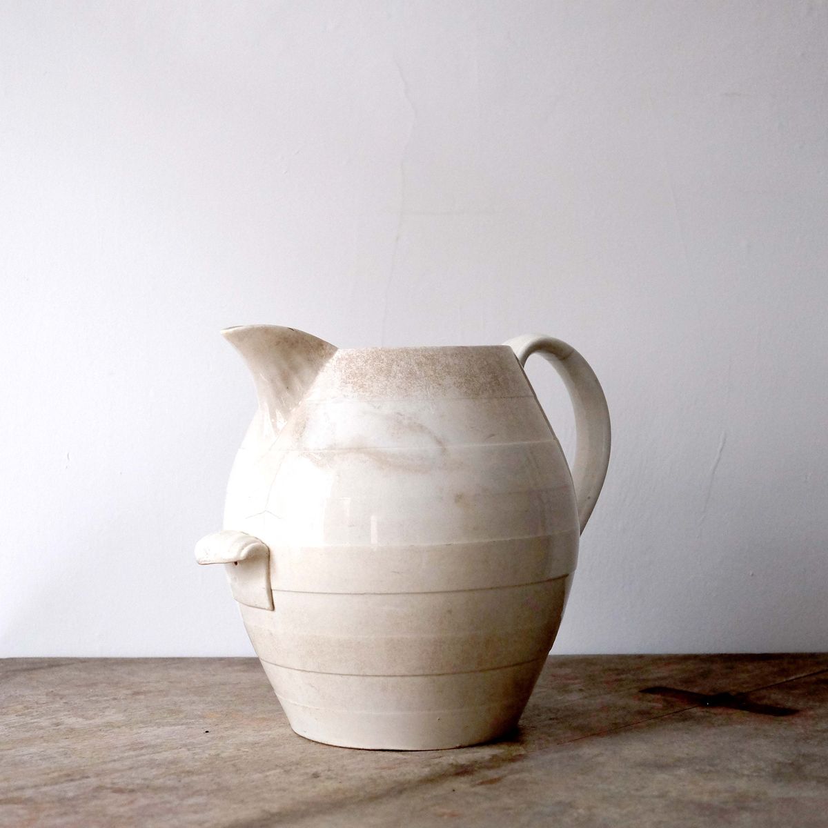 Antique Creamware Jug › Puckhaber Decorative Antiques › specialists in ...