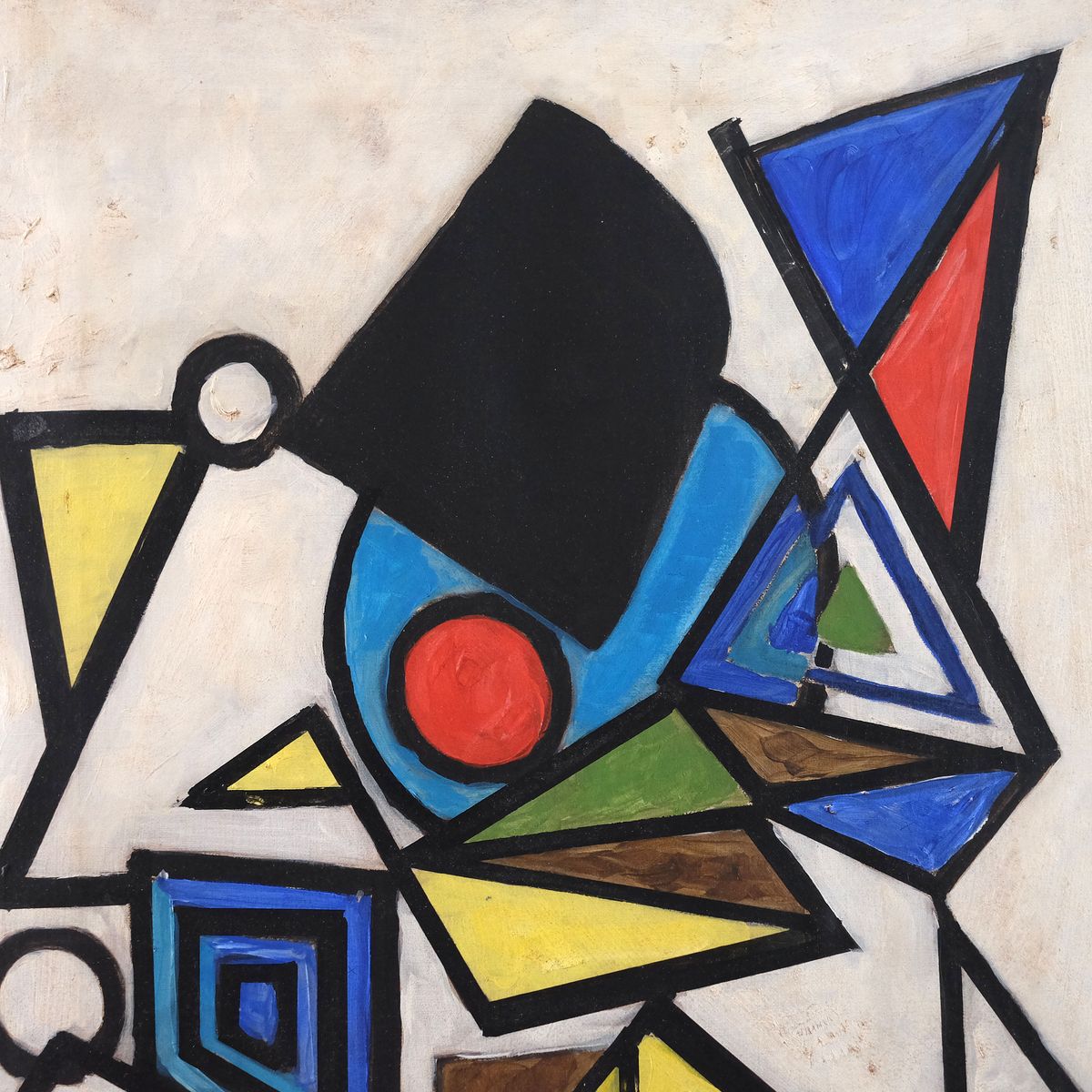 Cubist Abstract Painting › Puckhaber Decorative Antiques › specialists ...
