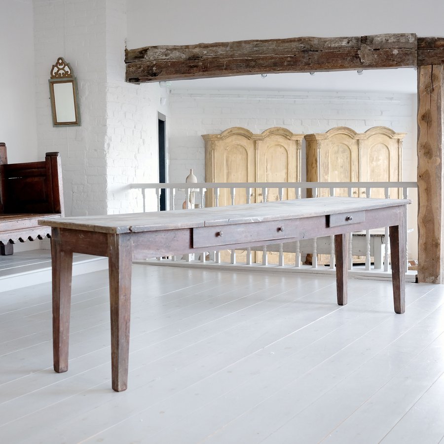 French Antique Workshop Table › Puckhaber Decorative Antiques ...