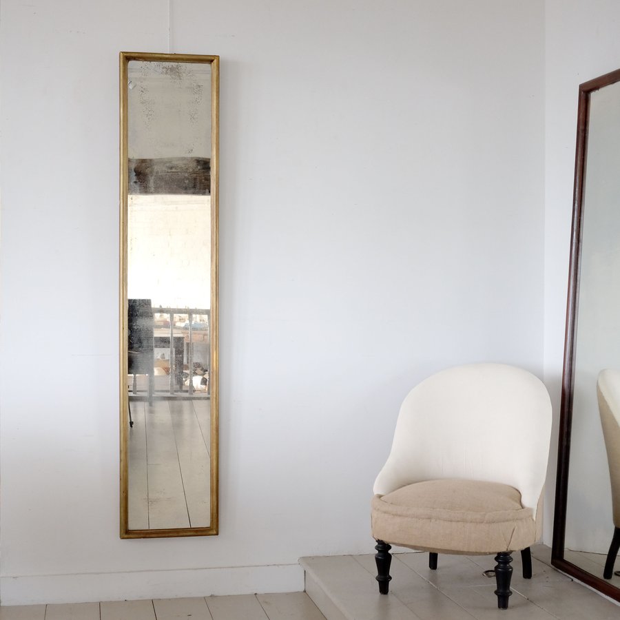 Narrow Antique Bistro Mirror › Puckhaber Decorative Antiques ...