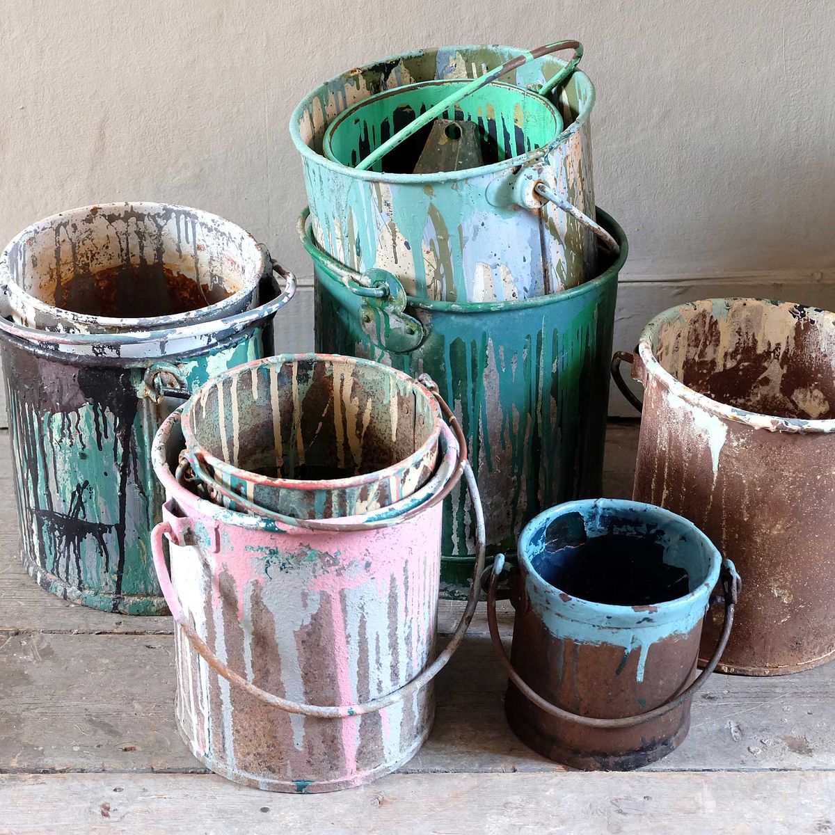 Vintage Paint Buckets › Puckhaber Decorative Antiques › specialists in ...