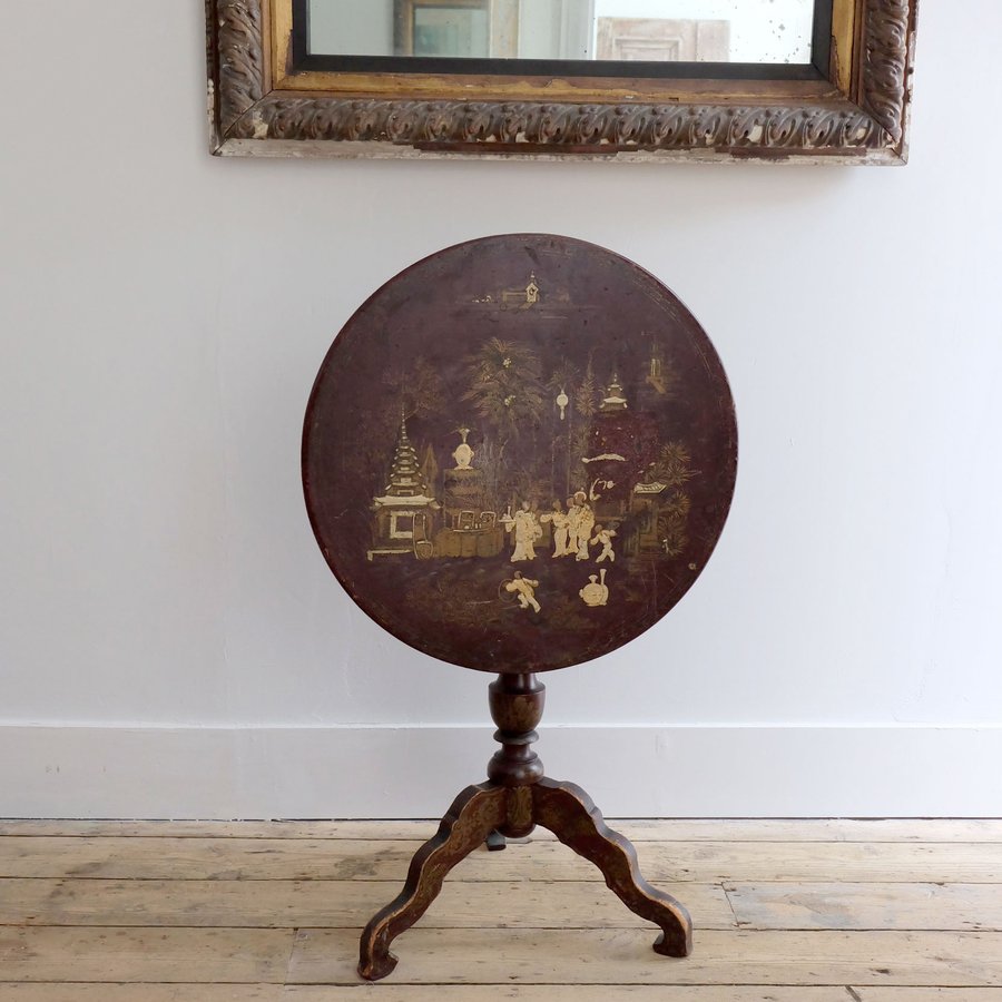 Antique Japanned Table › Puckhaber Decorative Antiques › specialists in ...