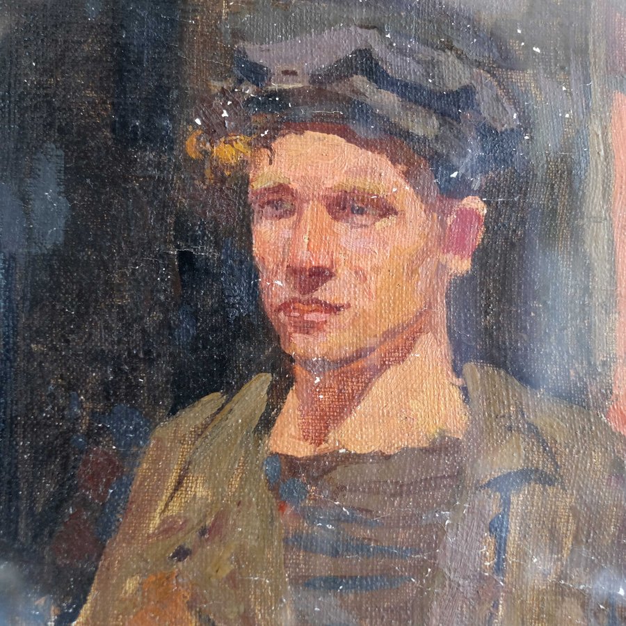 Portrait Young Russian Worker › Puckhaber Decorative Antiques ...