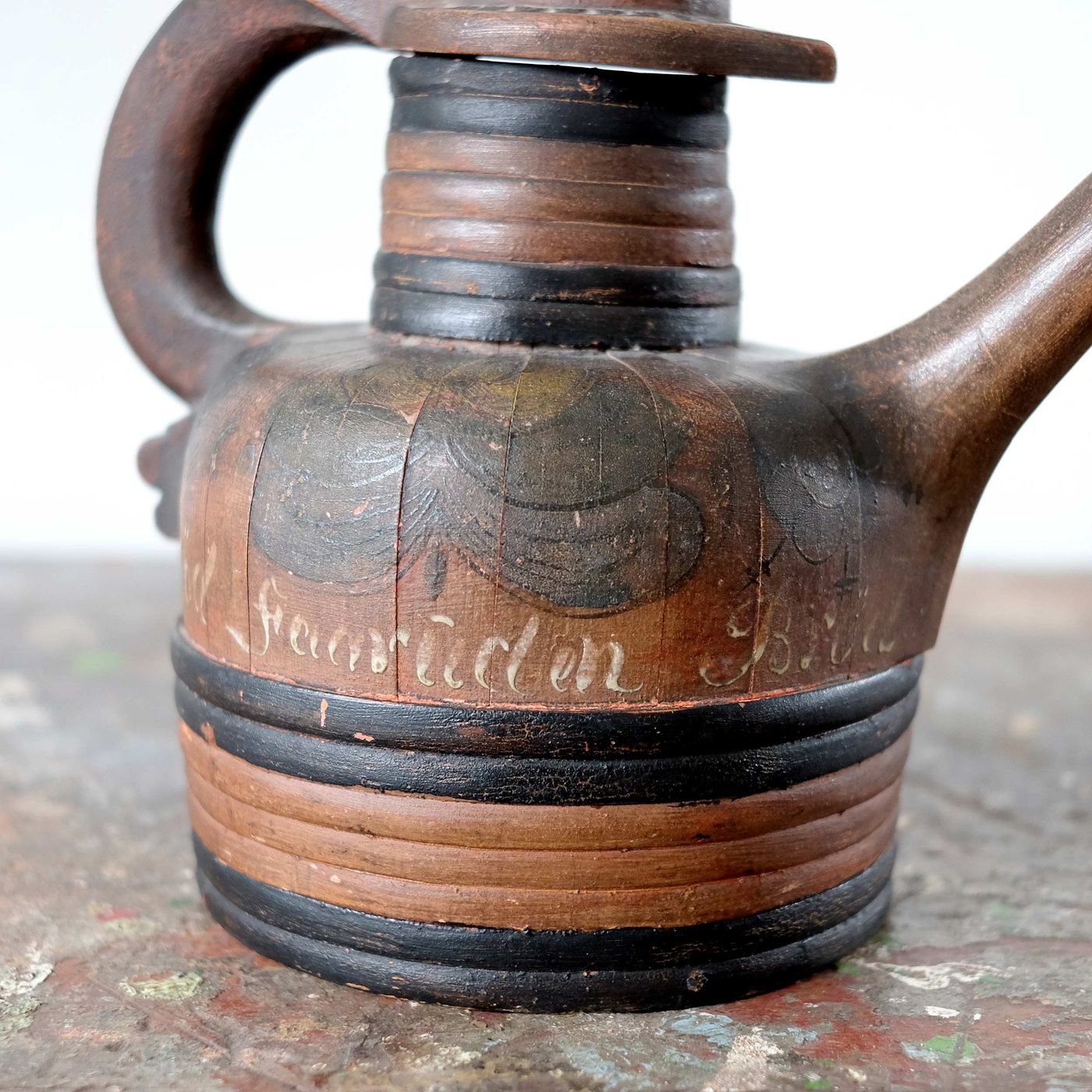 Swedish Folk Art Jug › Puckhaber Decorative Antiques › specialists in ...
